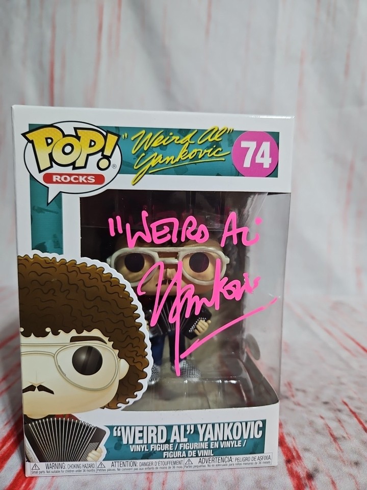 Weird Al Yankovic Signed Weird Al Yankovic Funko With JSA COA And ...