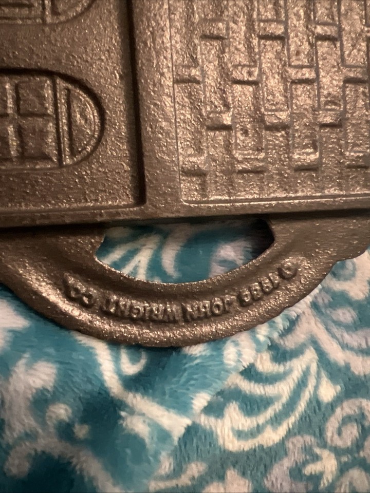 The Gingerbread House 1985 John Wright Cast Iron Mold Double Sided USA ...