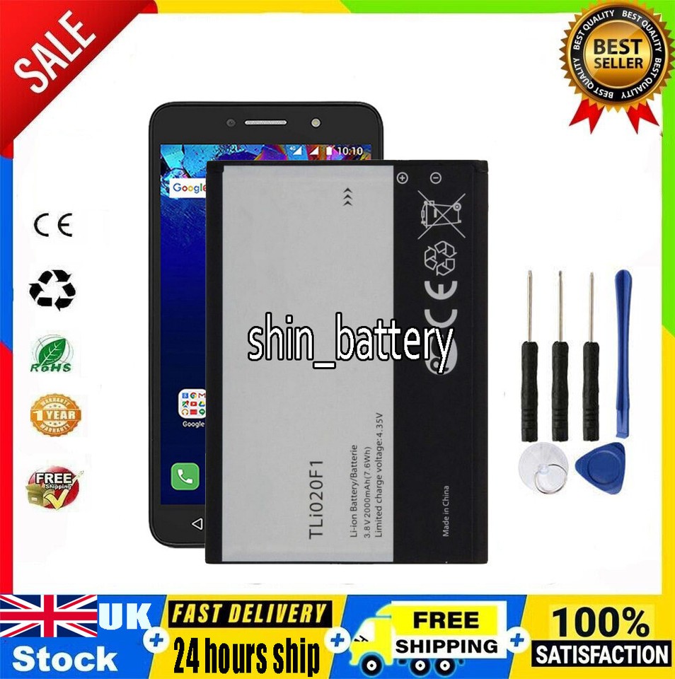 Battery For Alcatel One Touch POP 2 C7 OT 7040 7040D TLi020F2/F1 Fierce ...