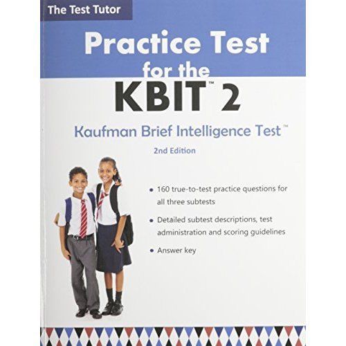 Practice Test for the KBIT 2 by Test Tutor Publishing (Paperback, 2013 ...