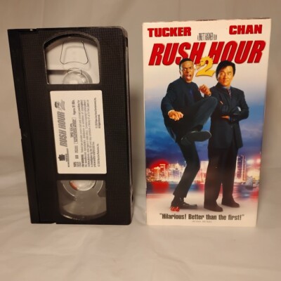 Rush Hour VHS 1998 Jackie Chan & Chris Tucker Action Comedy New Line ...