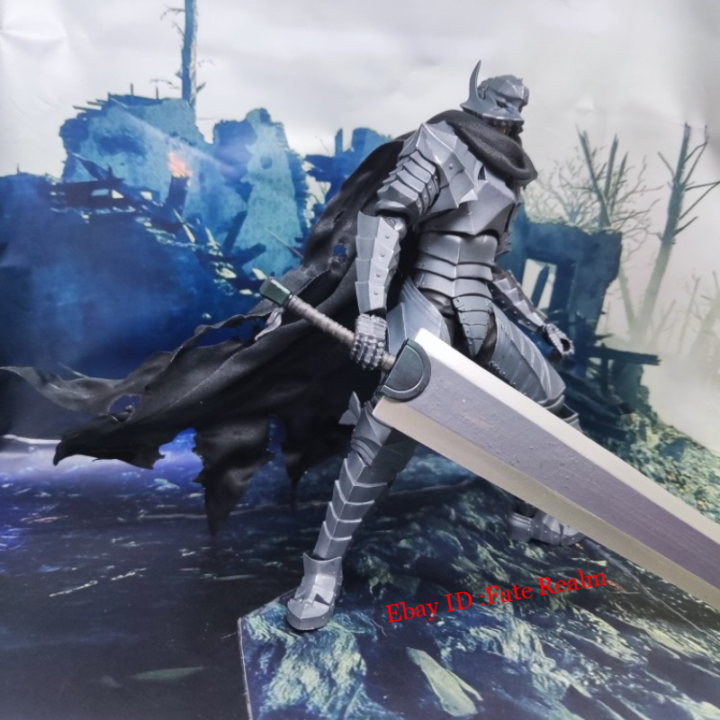 1/12 Custom Wired Cape Cloak For 6'' Berserk Guts Figma Action Figure ...