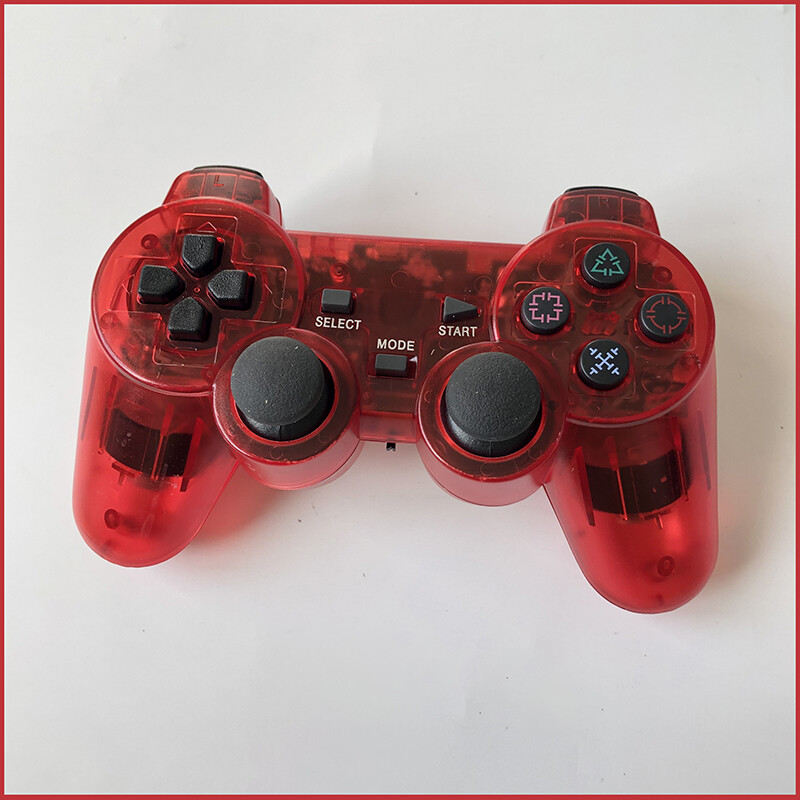 Wireless Game Controller Fit for PS2 Dual Vibration Gamepad PS2 TV Box ...
