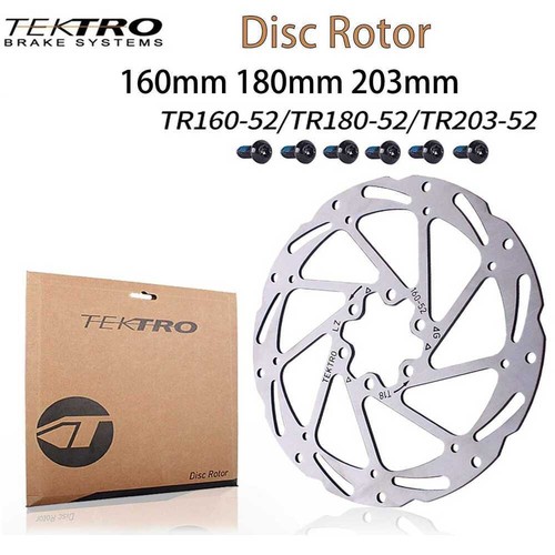 TEKTRO Bike Rotor 160/180/203 Mountain Bicycle Hydraulic MTB Disc Brake ...