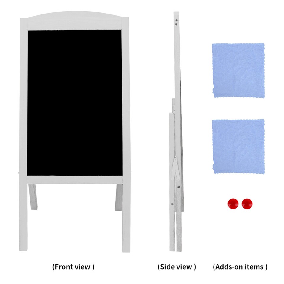 Large Outdoor Double Side Sidewalk Wooden A Frame Chalkboard Magnetic ...