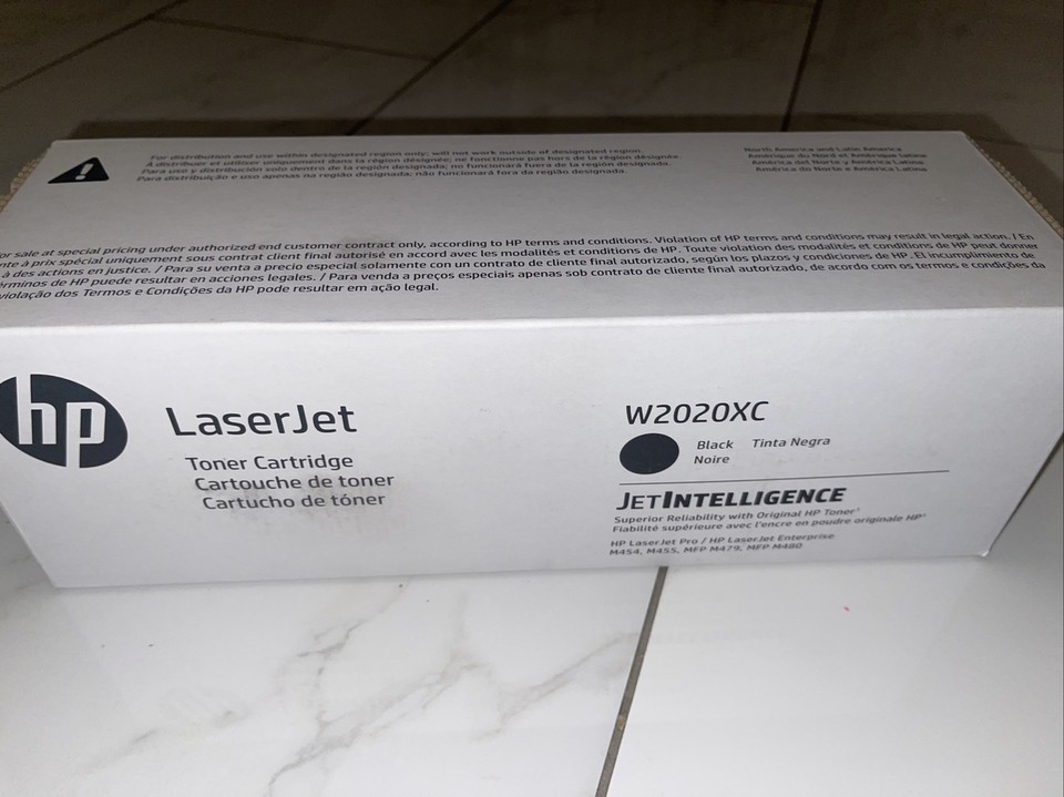 Genuine HP W2020XC (414X) Black High-Yield Toner - NEW SEALED ...