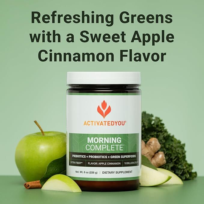 ACTIVATEDYOU Morning Complete Daily Wellness Greens Superfood Drink Mix ...