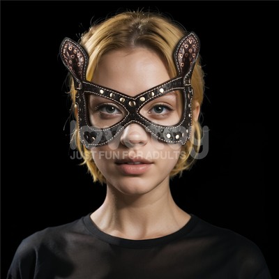 Bondage Rebellion Reign Bunny Mask Black / Brown Bondage BDSM Sex Gear ...