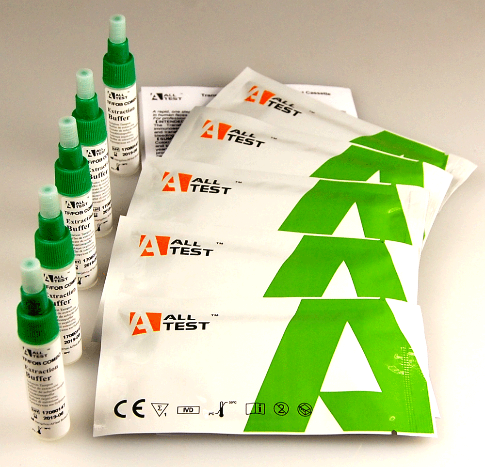 5 x GP/Professional Bowel Cancer Test Kits Fecal Occult Blood FOB ...