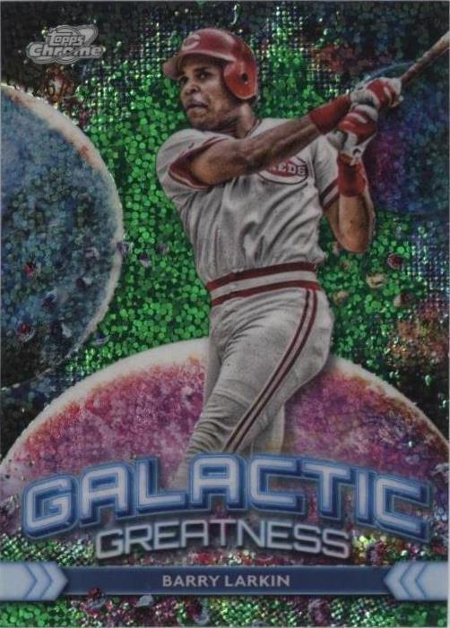 2024 Topps Cosmic Chrome - Galactic Greatness Barry Larkin #GG-22 Green ...