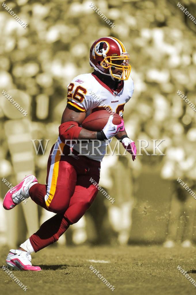 FA144 Clinton Portis Washington Redskins Sweep Football 8x10 11x14 ...