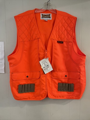 Gamehide Men's Size XXL Front Loader Zip Hunting Safety Vest Orange | eBay
