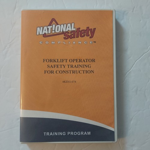 OSHA DVD Forklift Operator Safety NSC + CD Training Program | eBay