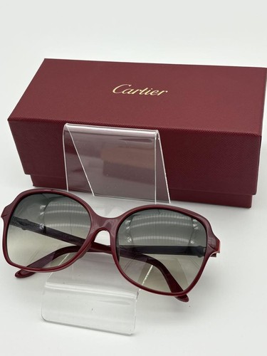 Cartier Burgundy Sunglasses Red Frame | eBay