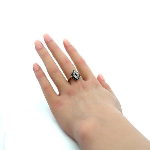 Designer GTR 10KP Yellow Gold Sapphire Diamond Double Halo Oval ...