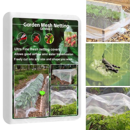 Garden Mesh Netting Pest Barrier 10 x 50FT, Ultra Fine Mesh Garden ...