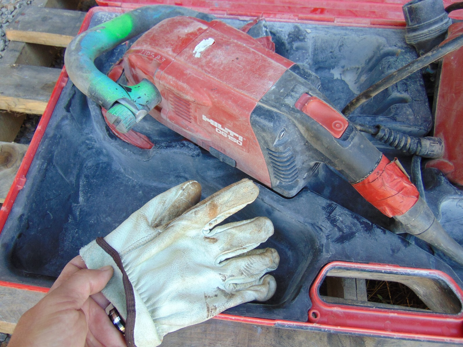 HILTI DG150 6" Concrete GRINDER W/ DPC20 POWER CONVERTER & Case | eBay