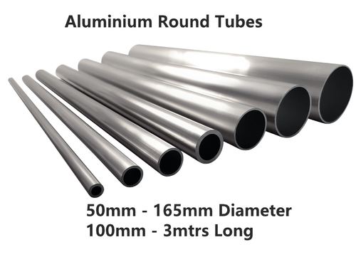 Aluminium Round Tube Hollow 50mm 57mm 63mm 65mm 75mm 100mm 6082T6 ...