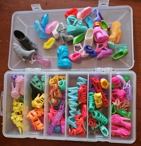 Barbie Doll Shoe Lot.more Than 30 pairs Various STYLES Petite Tall ...