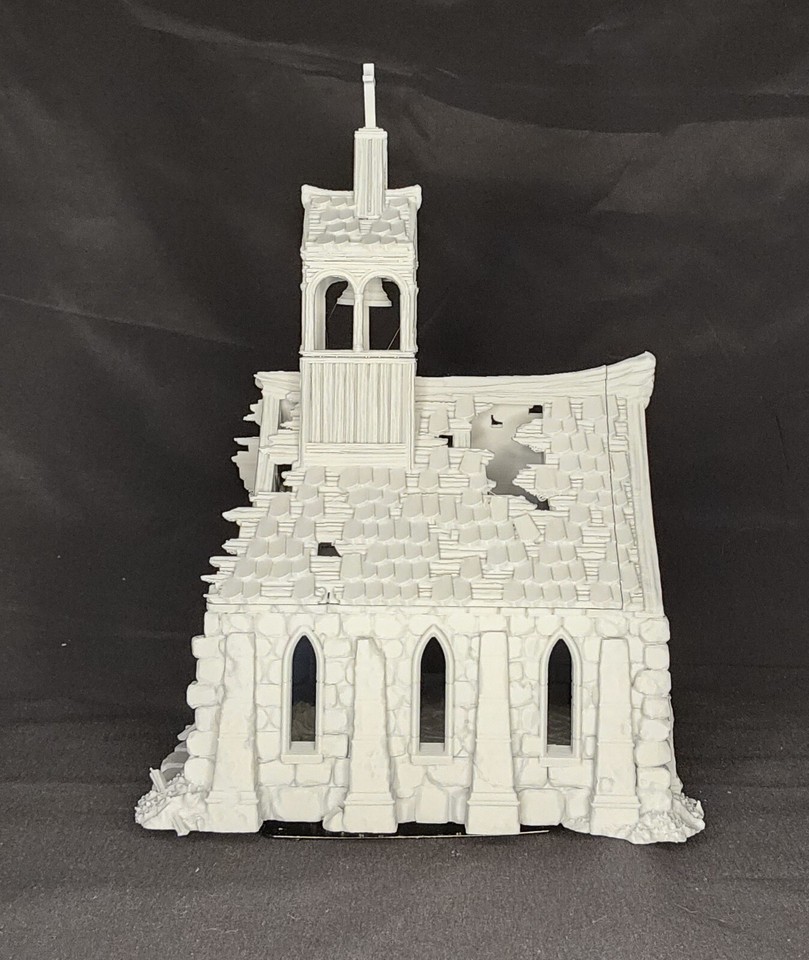Forgotten Towns Basilica of the Dawn Ruined 28mm Scale Church for ...