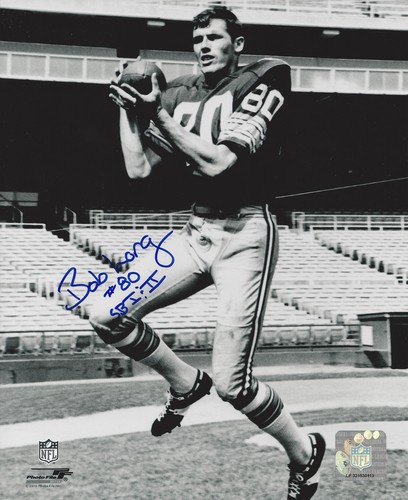 PACKERS Bob Long signed 8x10 photo w/ SB I & II AUTO Autographed Green ...