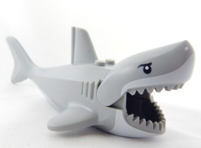 NEW LEGO GREAT WHITE SHARK minifig figure large ocean animal 60379 | eBay