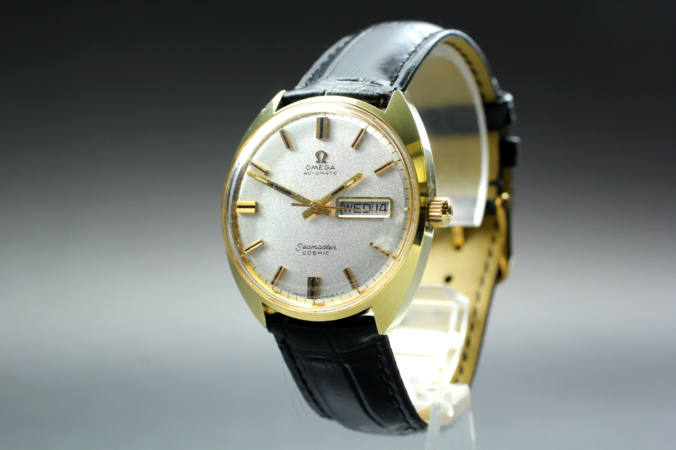 [Near MINT] Omega Seamaster Cosmic 166036-T00L107 Day/Date AT Men's ...