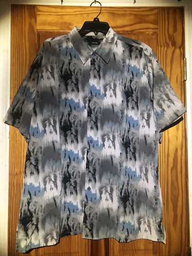 Gachu Mens Button Front Short Sleeve Shirt XL | eBay