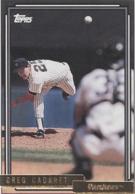 1992 Topps - Greg Cadaret #18 Gold for sale online | eBay