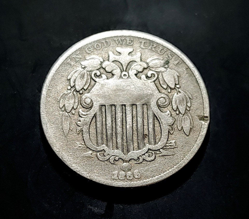 1866 Shield Nickel - WITH RAYS 🔆 - First Year Issued - You Grade | eBay
