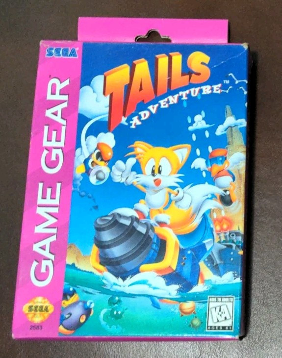 EXTREMELY RARE Tails Adventure Sega Game Gear 1995! COMPLETE CIB Sonic ...