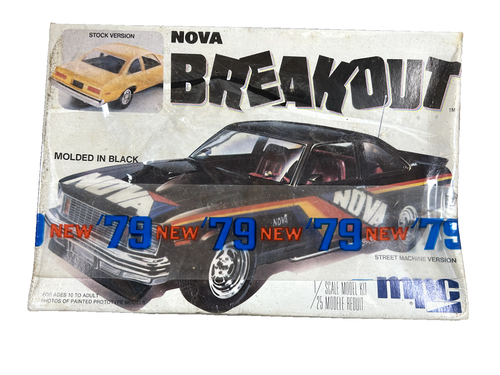 MPC Breakout 1979 Chevy Nova Model Kit 1/25 New Old Stock | eBay