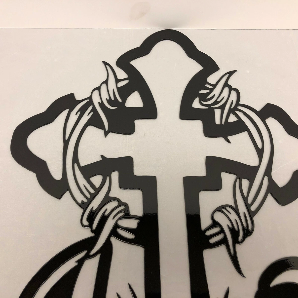 Barb Wire Cross Drawing