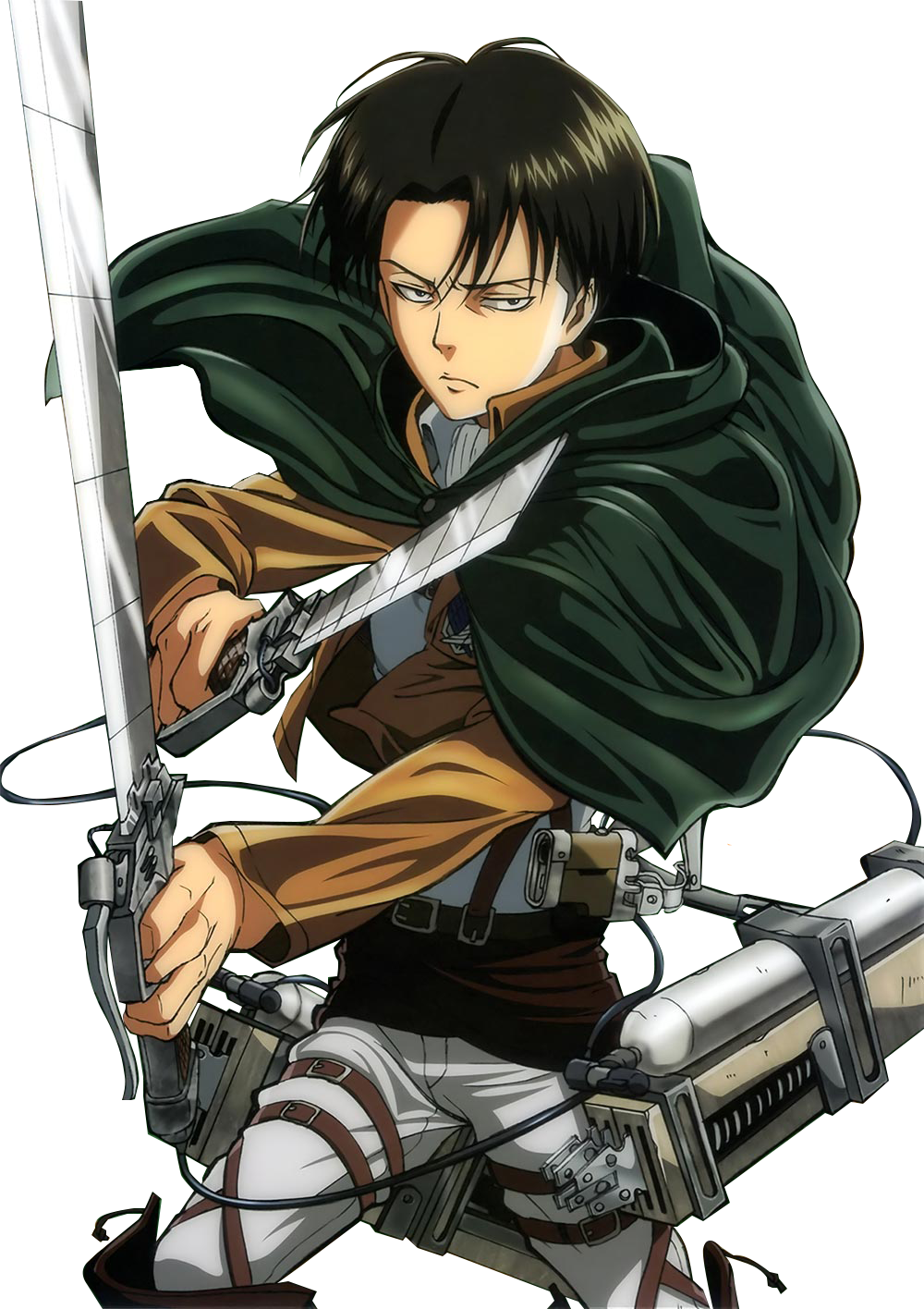 Captain Levi Ackerman Attack on Titan Weatherproof Anime Sticker 6" Car ...