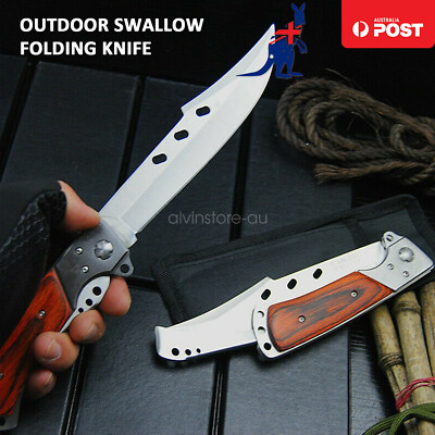 Outdoor Large Folding Knife Camping Fishing Pocket Hunting Knife ...