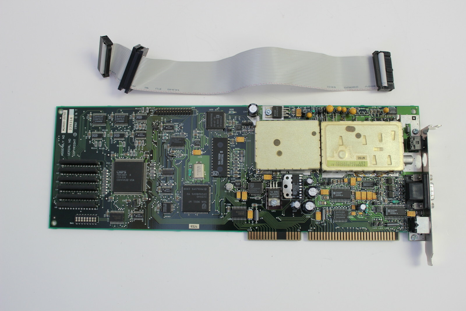 PACKARD BELL 060073 MG9920-20760 ISA NTSC PBTV TV TUNER CARD FCC ID ...