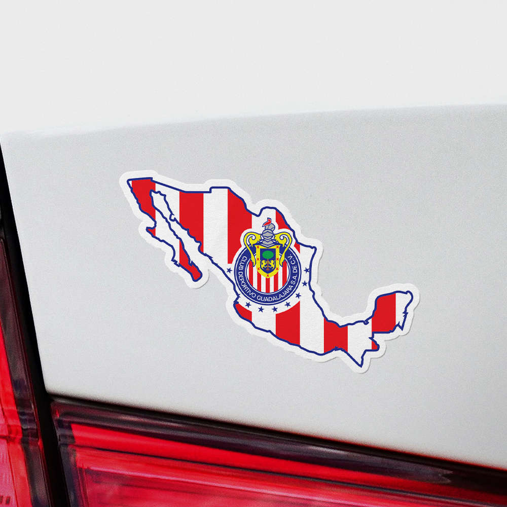 Chivas Mexico Guadalajara 4 Pack Sticker Vinyl Decal Calcomania Futbol ...