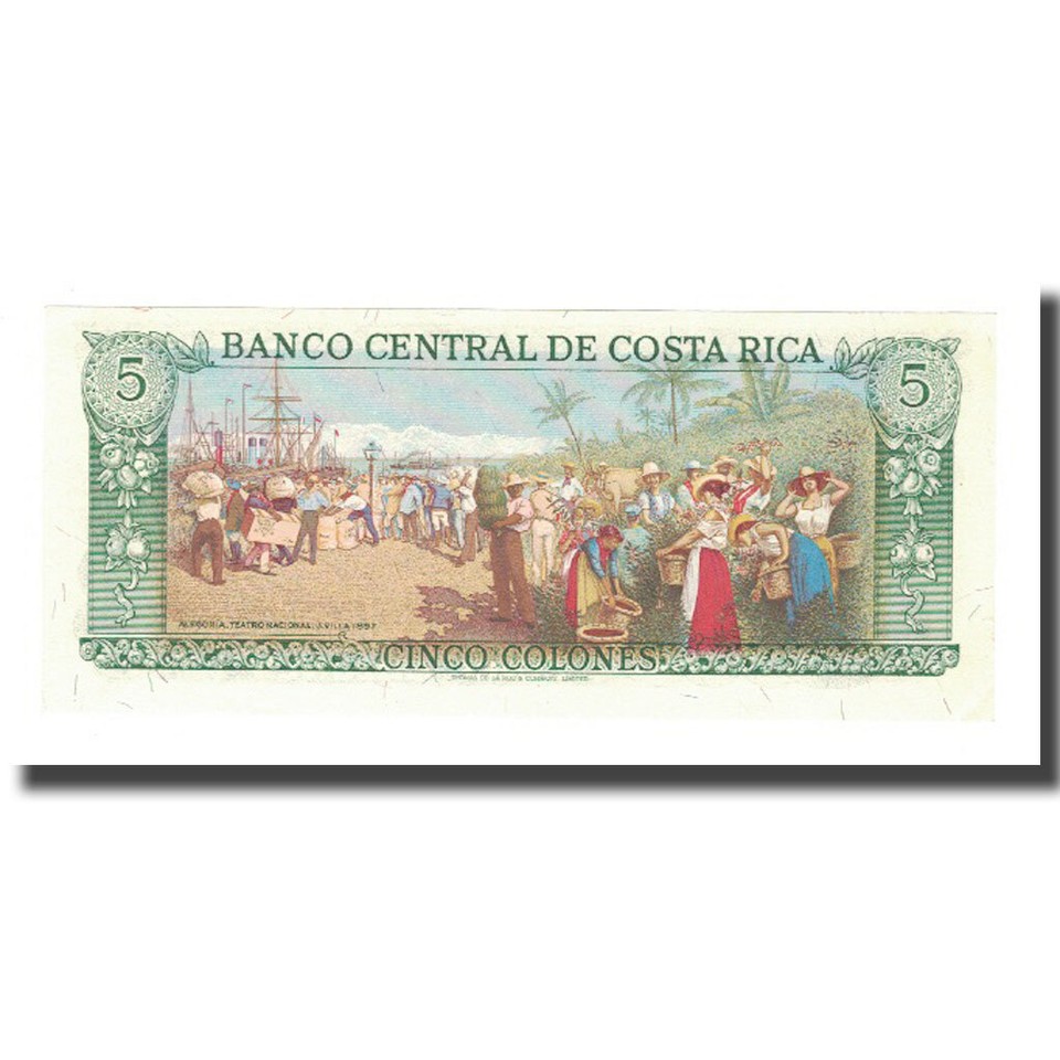 [#141830] Banconote, Costa Rica, 5 Colones, 1986, 1986-04-02, KM:236d ...