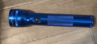 Mag-Lite 2 D-Cell Flashlight - USA-Made, Blue Anodized Aluminum | eBay
