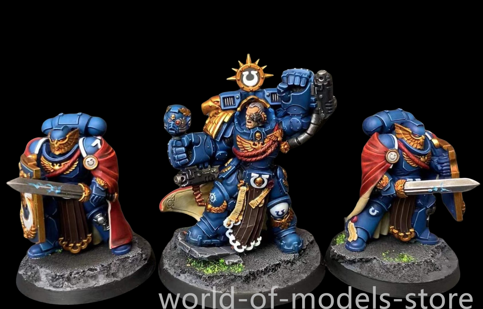Warhammer 40K Marneus Calgar With Victrix Honour Guard Ultramarines ...