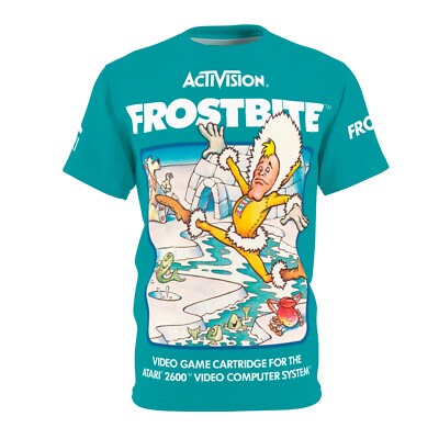 Frostbite Activision Atari 2600 Retro Vintage Cover Video Game T-Shirt ...