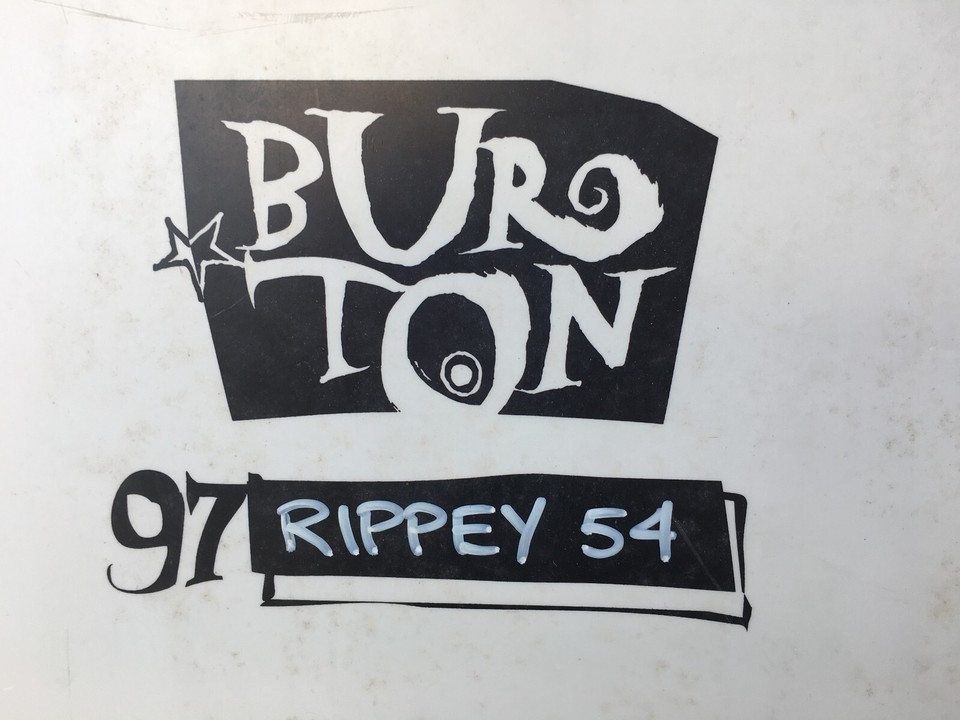 BURTON ProModel Jim Rippey Sammler Vintage Snowboard + Bindung 1997 ...