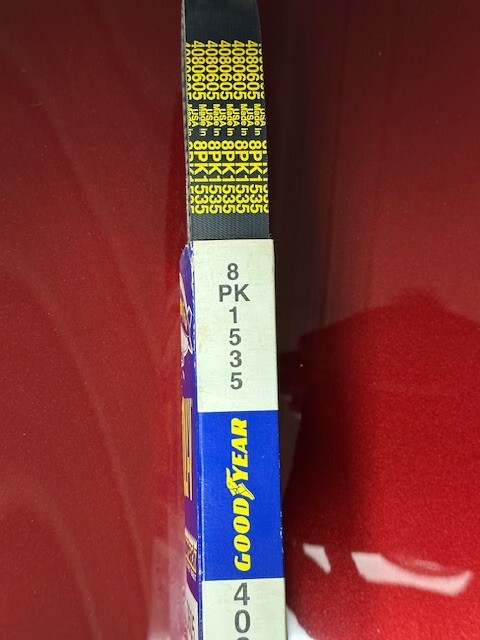 Serpentine Belt Goodyear Gatorback 4080605 8PK1535 New | eBay