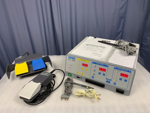 Erbe ICC 300 H Monopolar Bipolar Elelctrosurgical Unit w Foot Switch ...