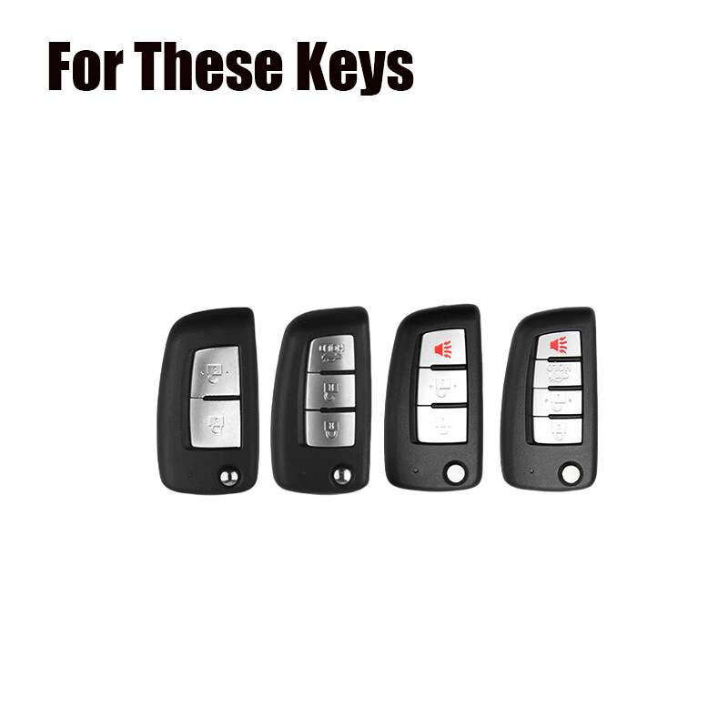 Zinc Alloy TPU Car Key Fob Case Cover For Nissan Rogue Sport Qashqai ...