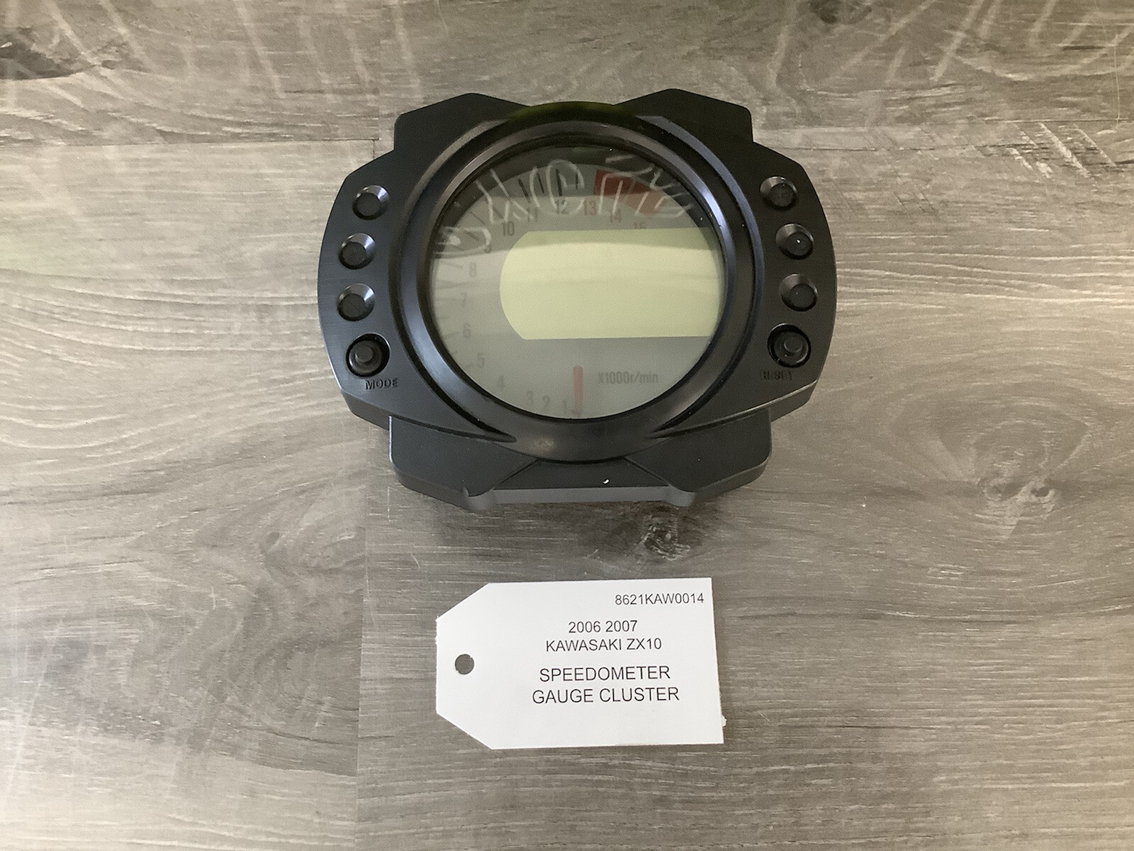 06 07 2006 2007 KAWASAKI NINJA ZX10 ZX10R ZX 10 SPEEDOMETER GAUGE ...