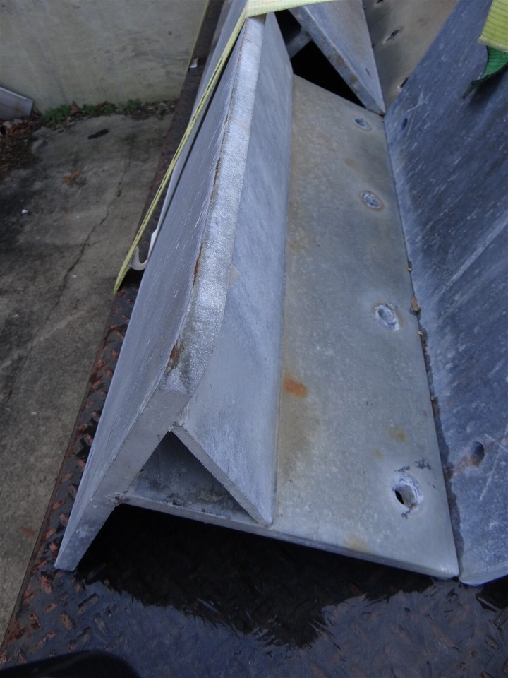 Marina Forklift Edge Mount Parking Stop Barrier Plate Lip Chock 32x15 ...