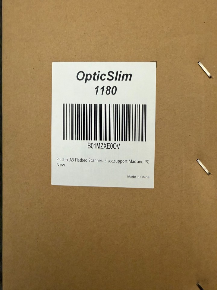 Plustek OpticSlim 1180 A3 Large Format Flatbed Document Scanner 1200 ...