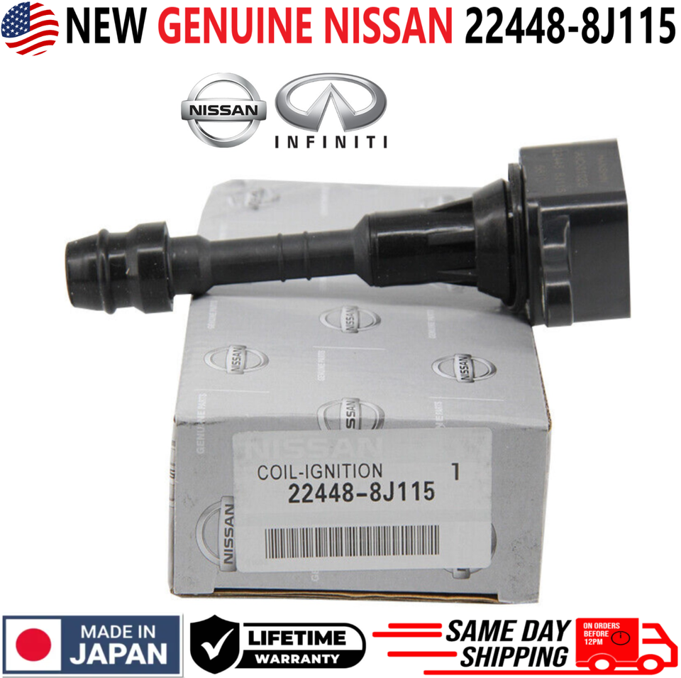 GENUINE NISSAN x1 Ignition Coil For 2001-2019 Nissan & Infiniti V6 ...