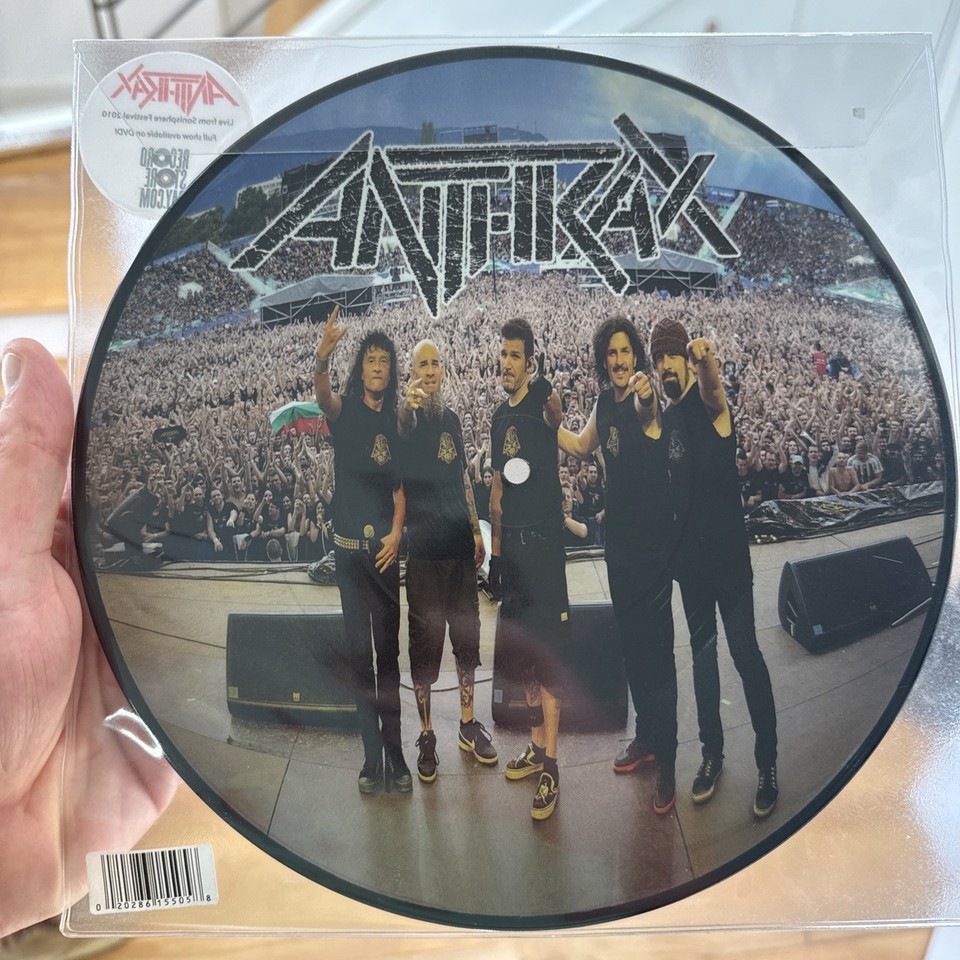 Anthrax - Live From Sonisphere Festival 2010 Vinyl 10" RSD Picture Disc ...